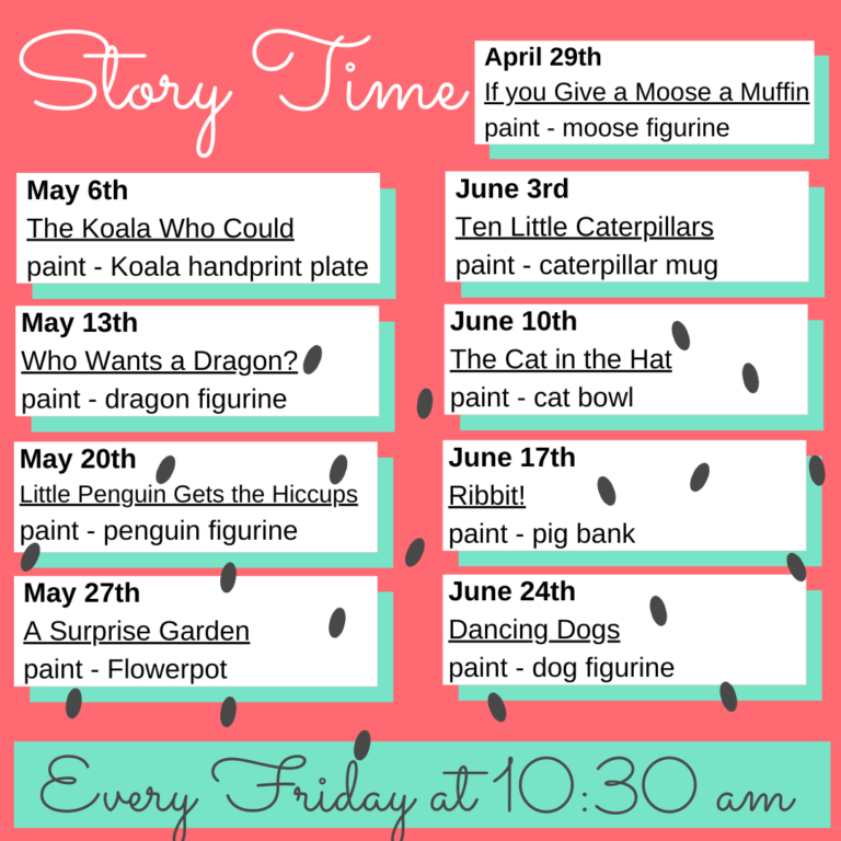 Creative Story Time | Ceramic Cafe Kansas City